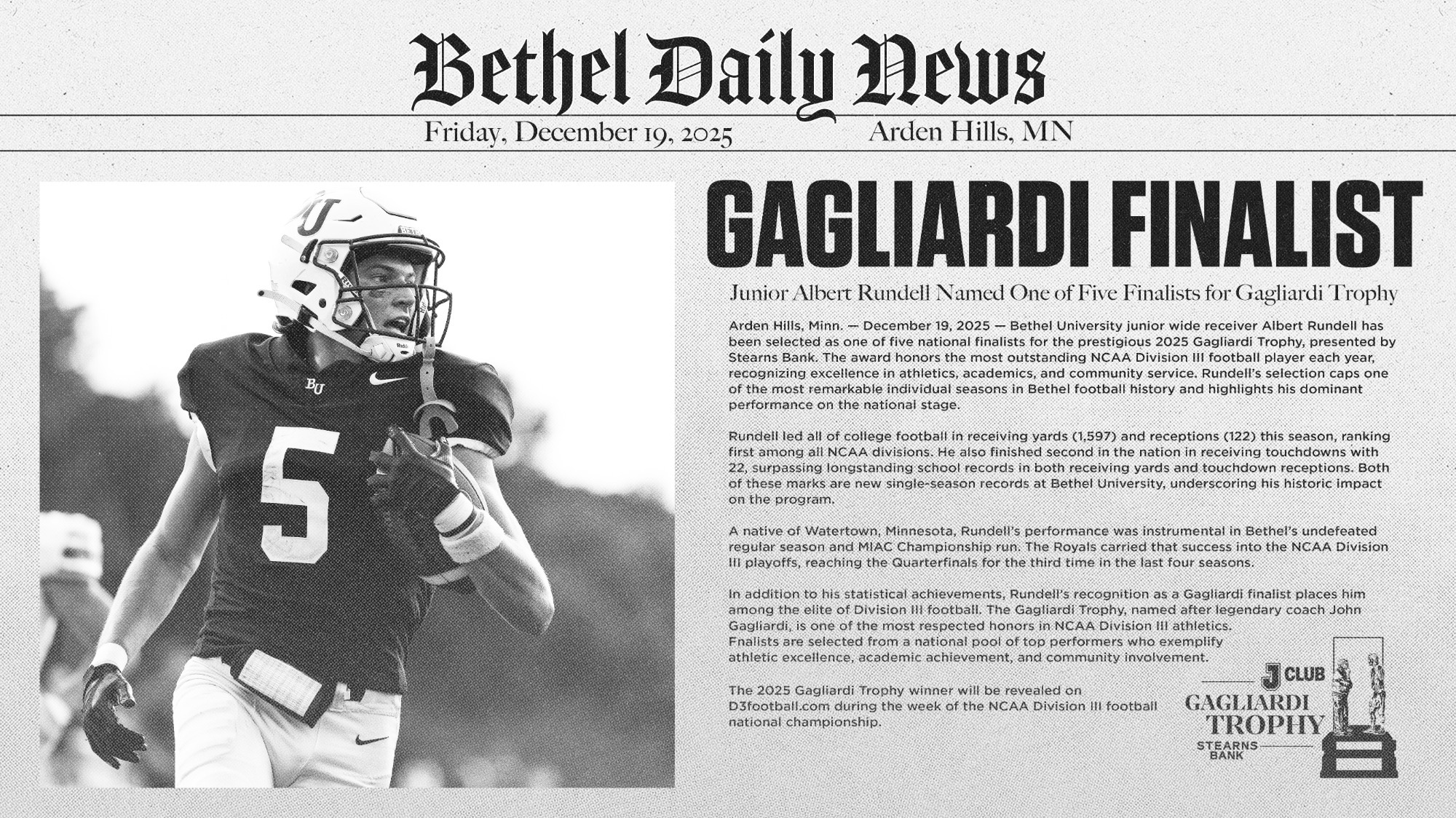 Albert Rundell and Devin Williams Named to 2025 AFCA All-America First ...