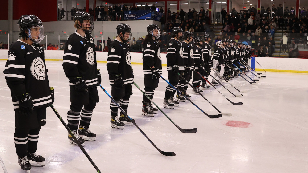 Men's Hockey Sees Season Come to an End in Overtime at Curry - Bowdoin ...