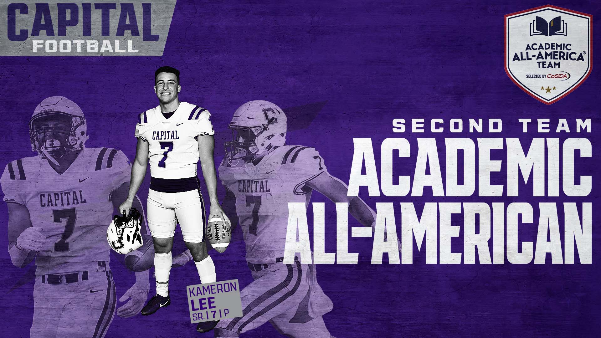 Kameron Lee Selected as Second Team Academic All-America by CoSIDA ...