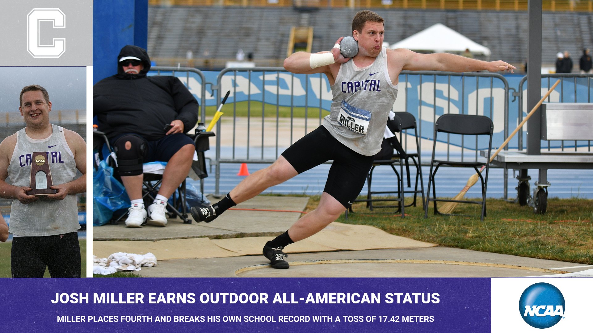 Josh Miller Earns All-American Status - Capital University