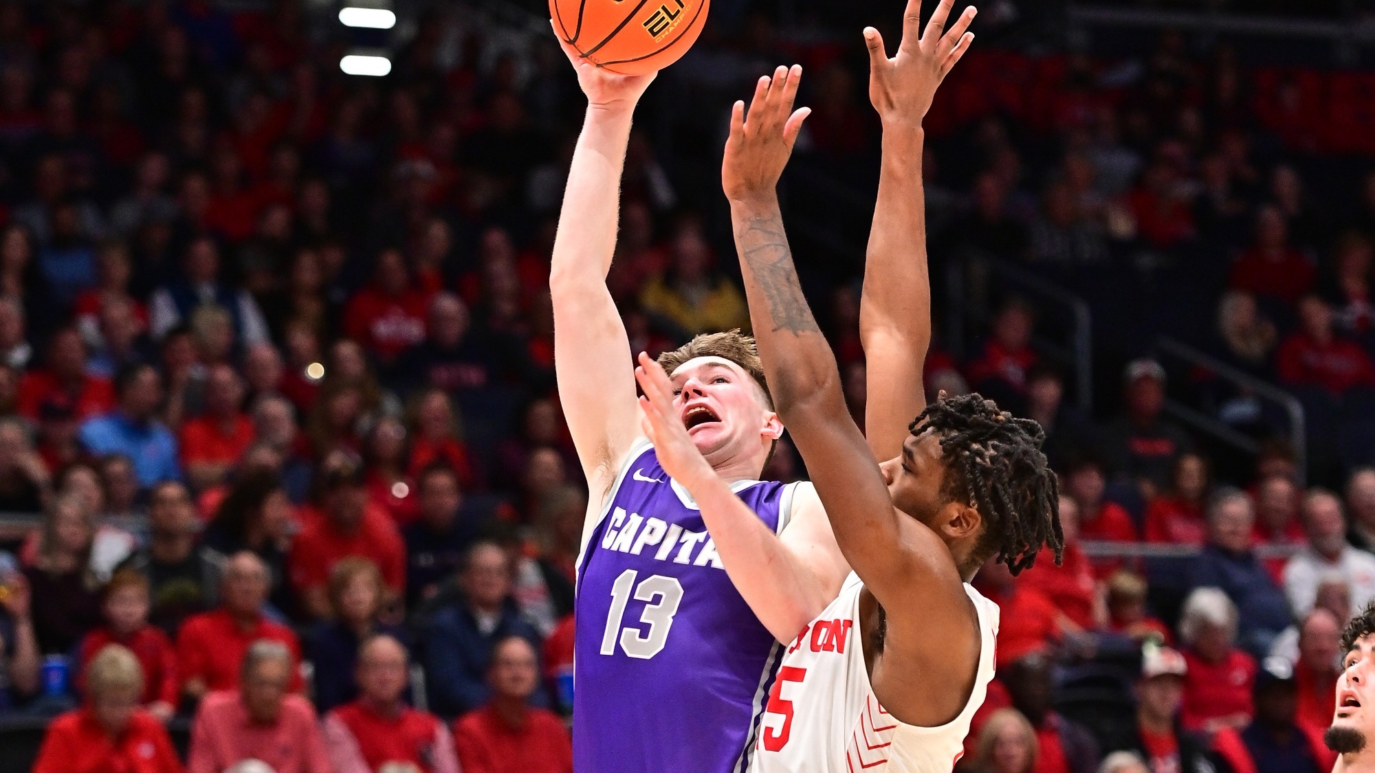 Men’s Basketball Downs Denison in OT - Capital University