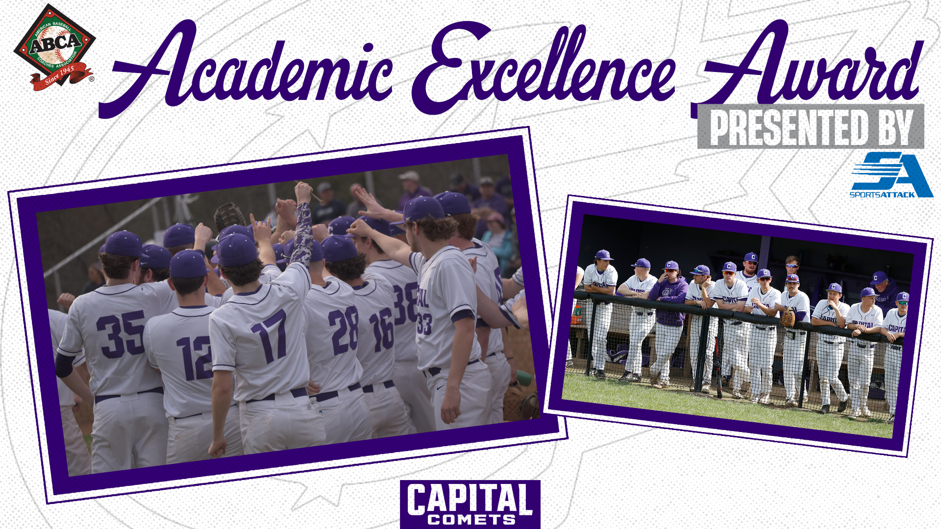 Baseball Earns Team Academic Excellence Award from ABCA - Capital ...