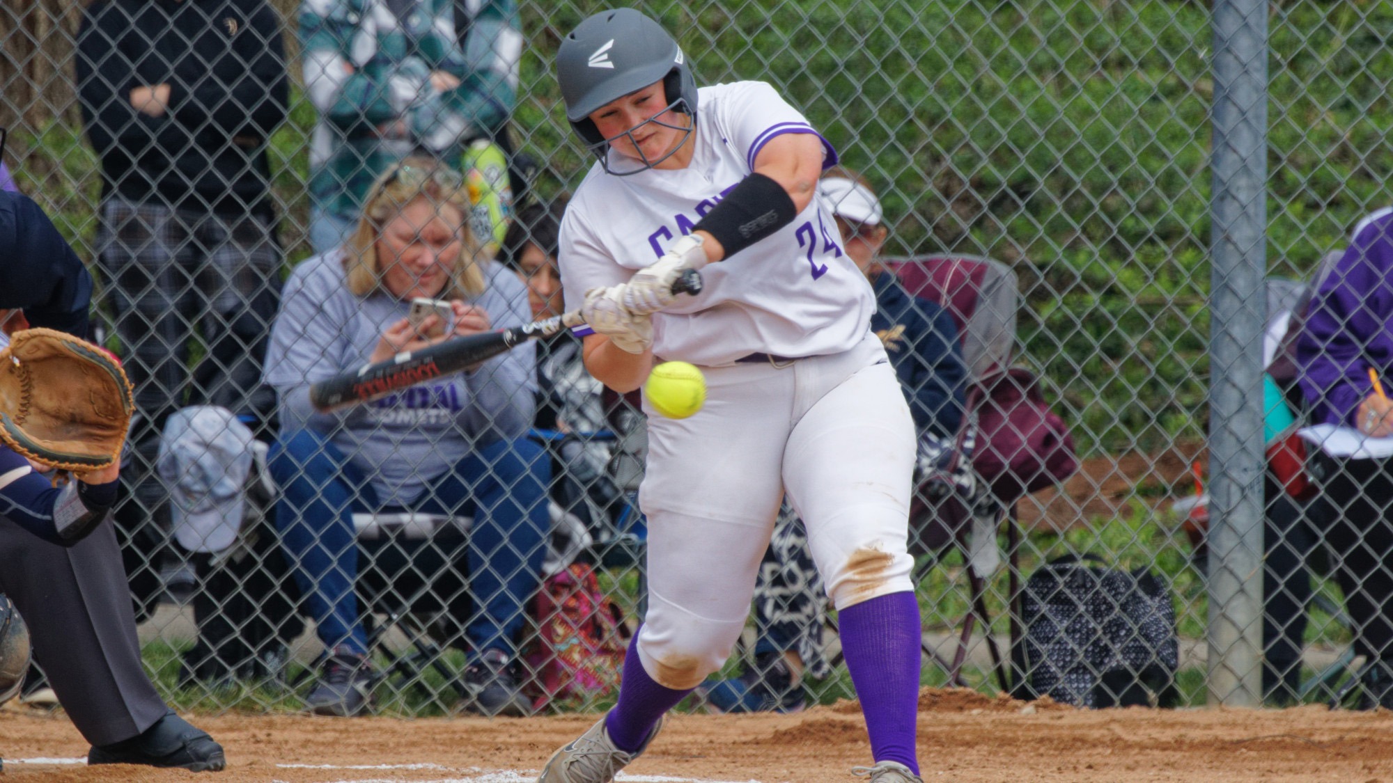 Softball Tops Mount in Game One Before Dropping Second Game - Capital ...