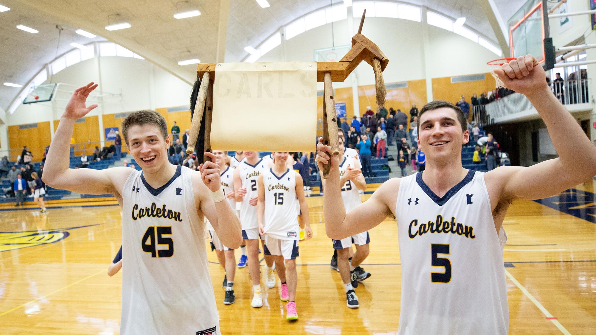 Knights re-claim Goat Trophy with 92-82 win over St. Olaf - Carleton ...