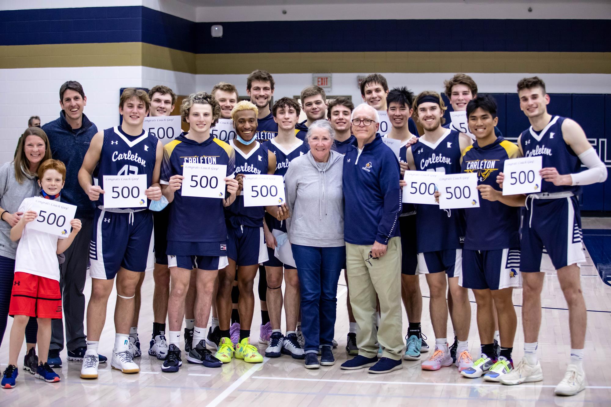Guy Kalland earns 500th career win as Knights hold off Royals, 65-55 ...