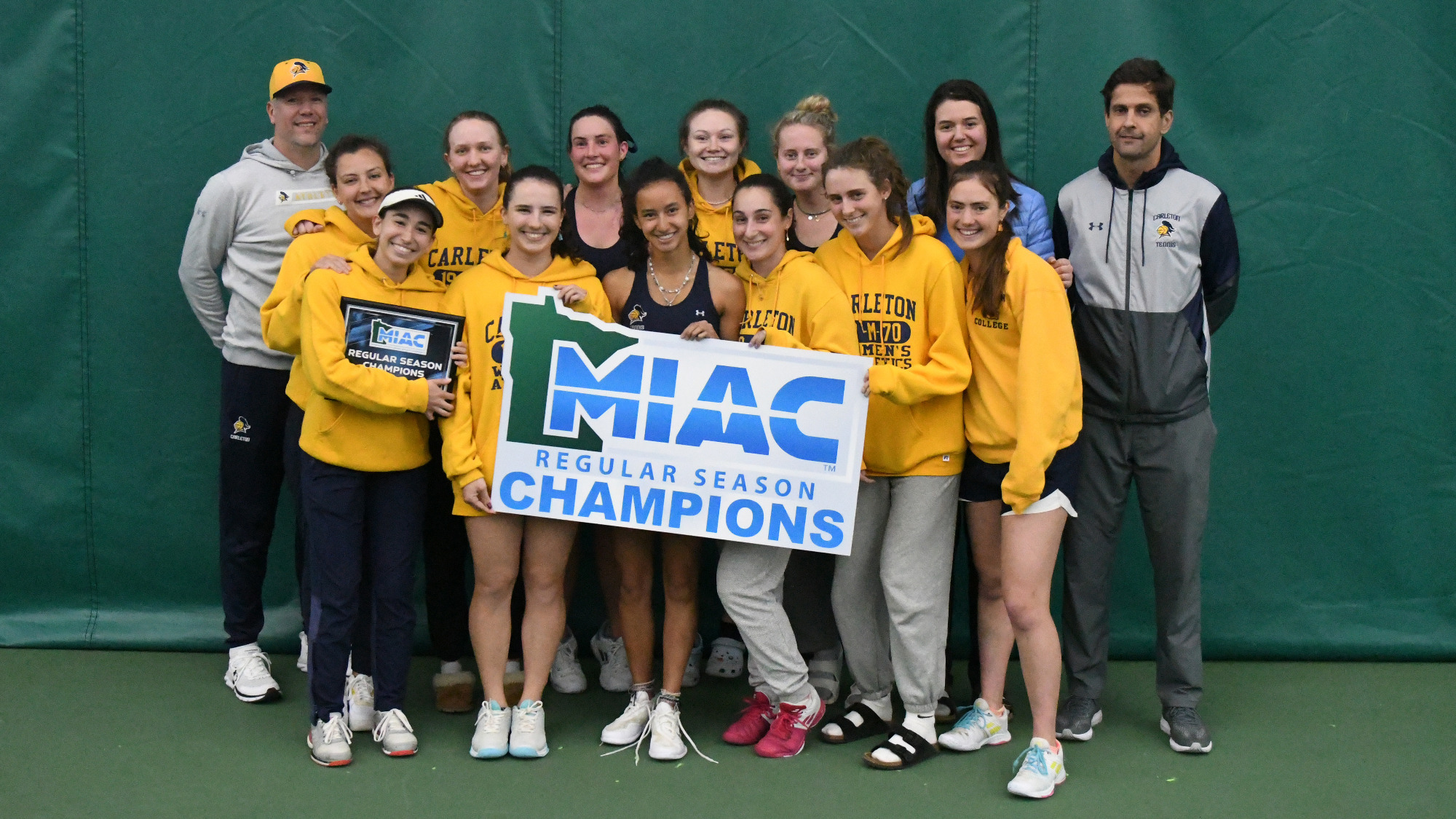 MIAC Champs! Knights close undefeated regular season with win over St ...