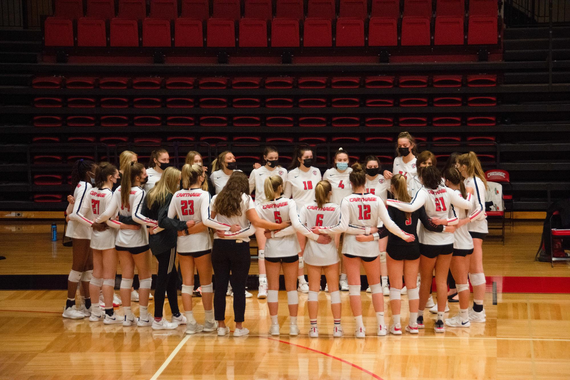 No. 5 Women’s Volleyball Collects Fifth Win on Senior Day - Carthage ...