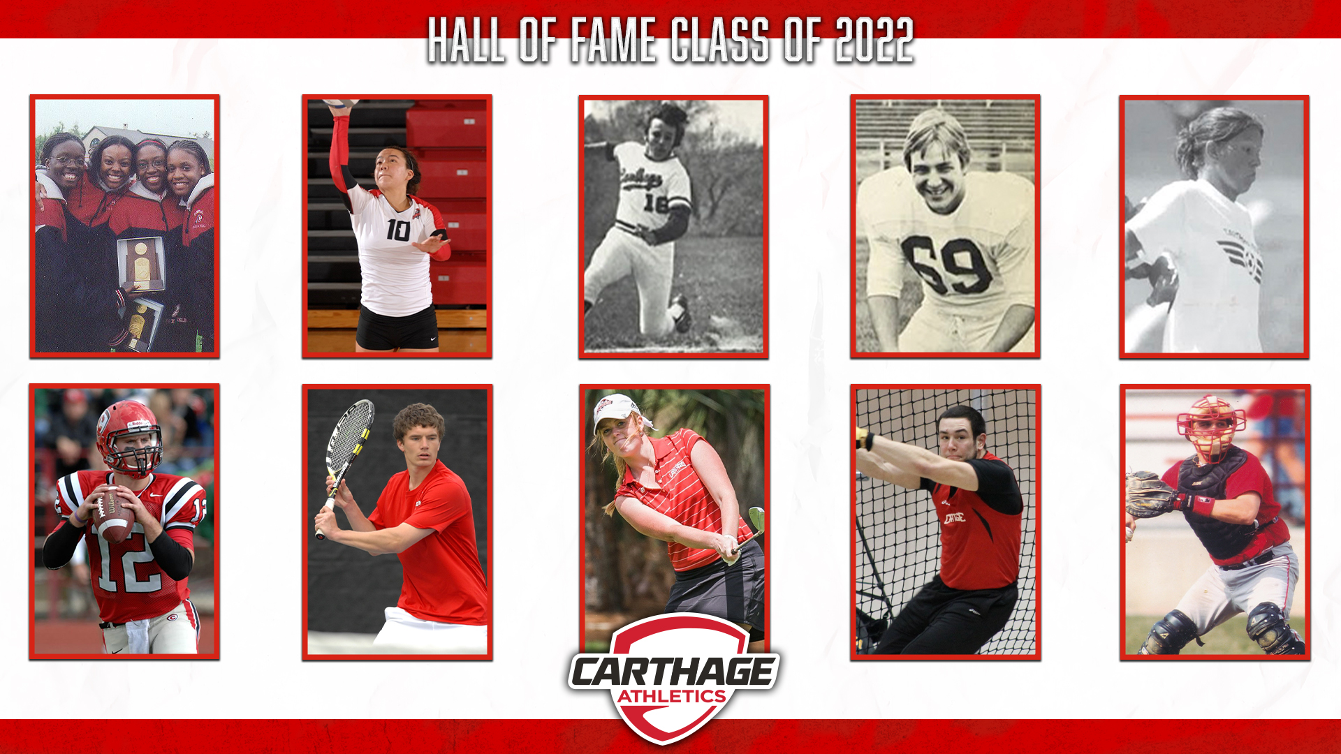 Carthage Athletics Announces 2025 Hall of Fame Class - Carthage College ...