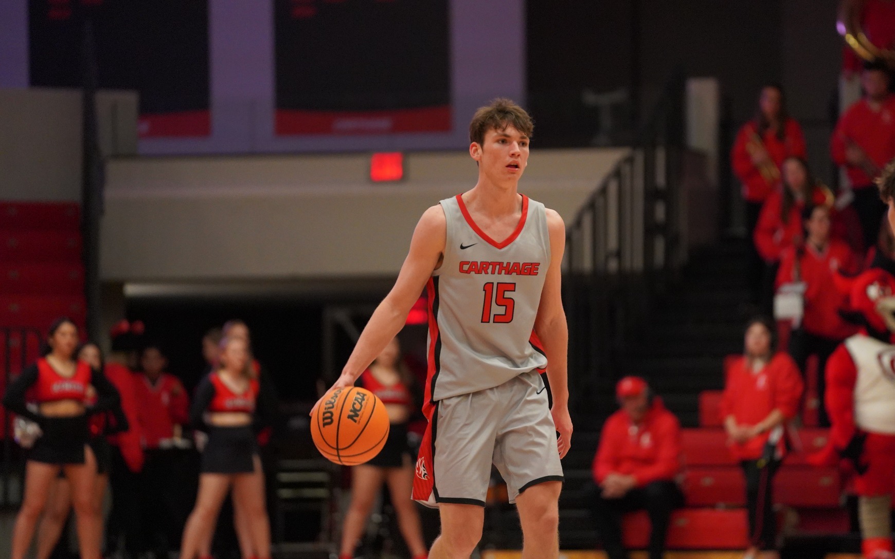 18th-Ranked Carthage Men's Basketball Notches Third Win, Defeats Marian ...