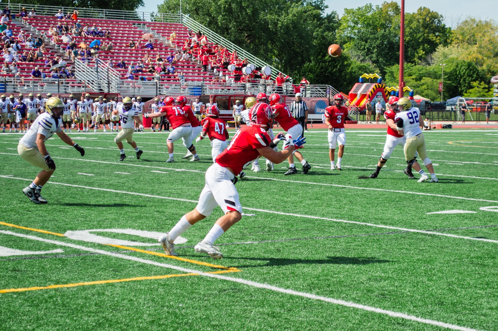Carthage Football Falls to Bears in St. Louis - Carthage College Athletics