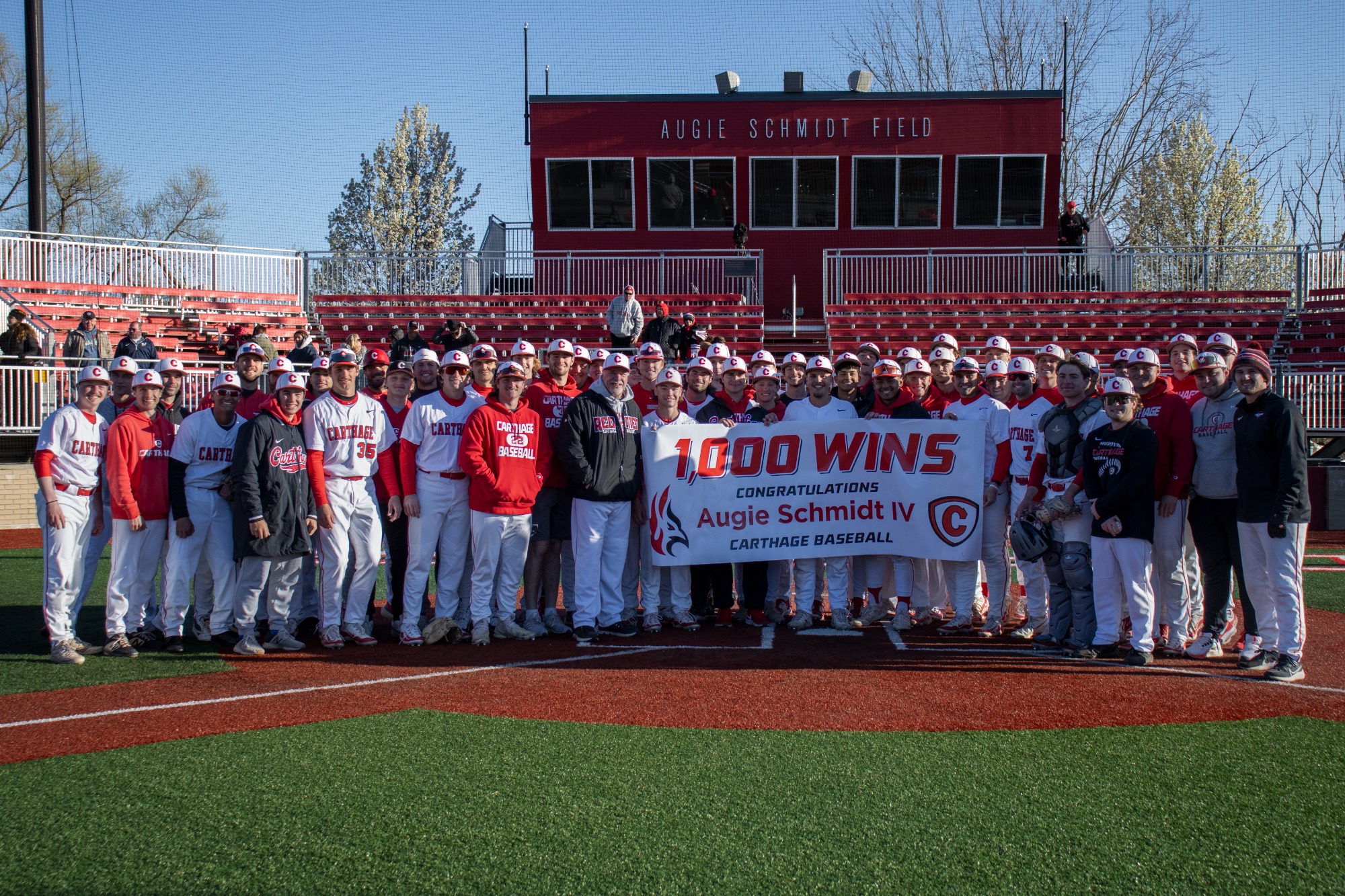 Schmidt Joins the 1,000 Career Wins Club as Carthage Baseball Picks Up ...