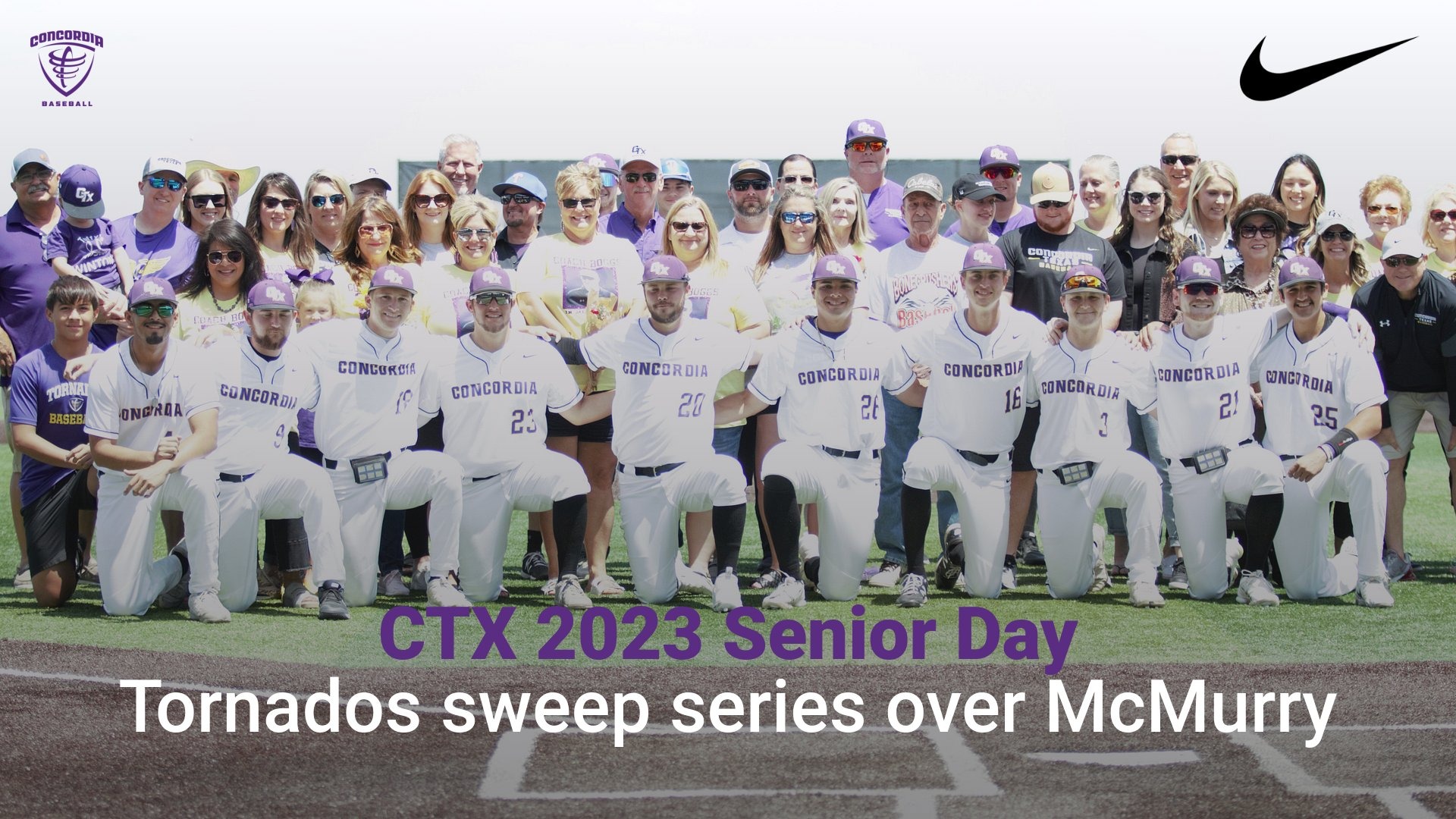 Baseball Completes Sweep Over McMurry on Senior Day - Concordia ...