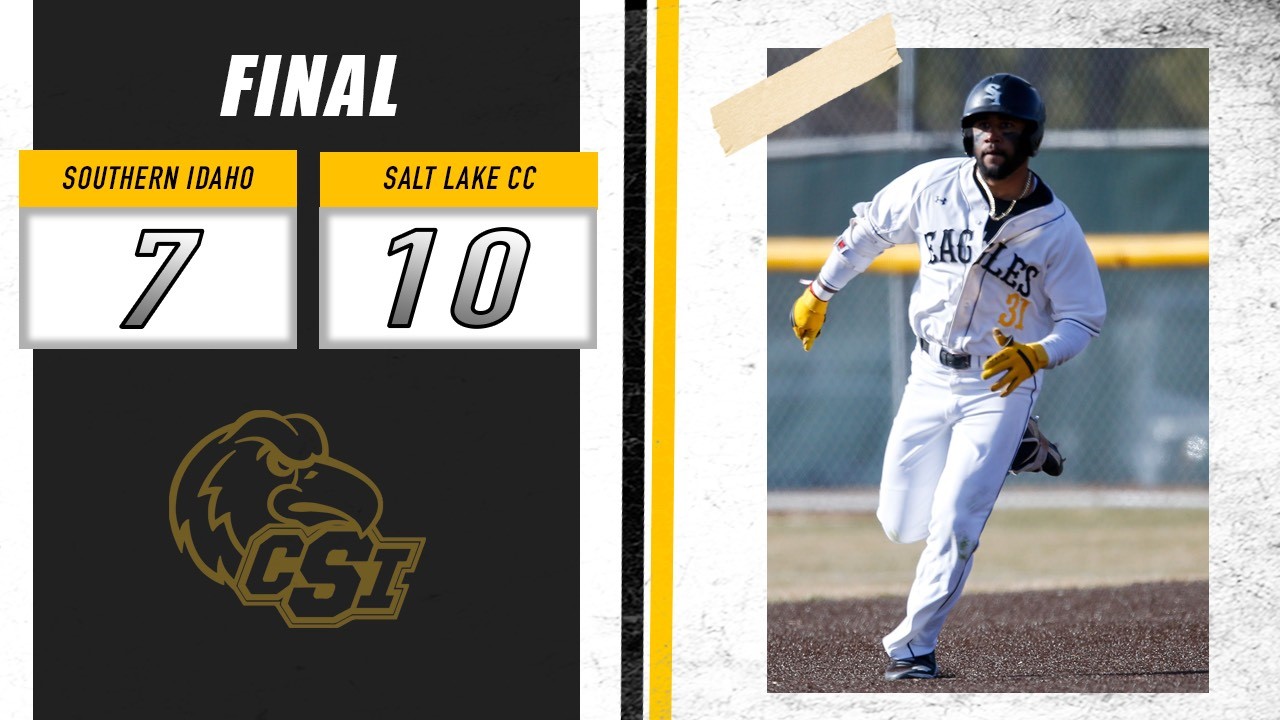 CSI Baseball falls in series opener to SLCC - College of Southern Idaho ...