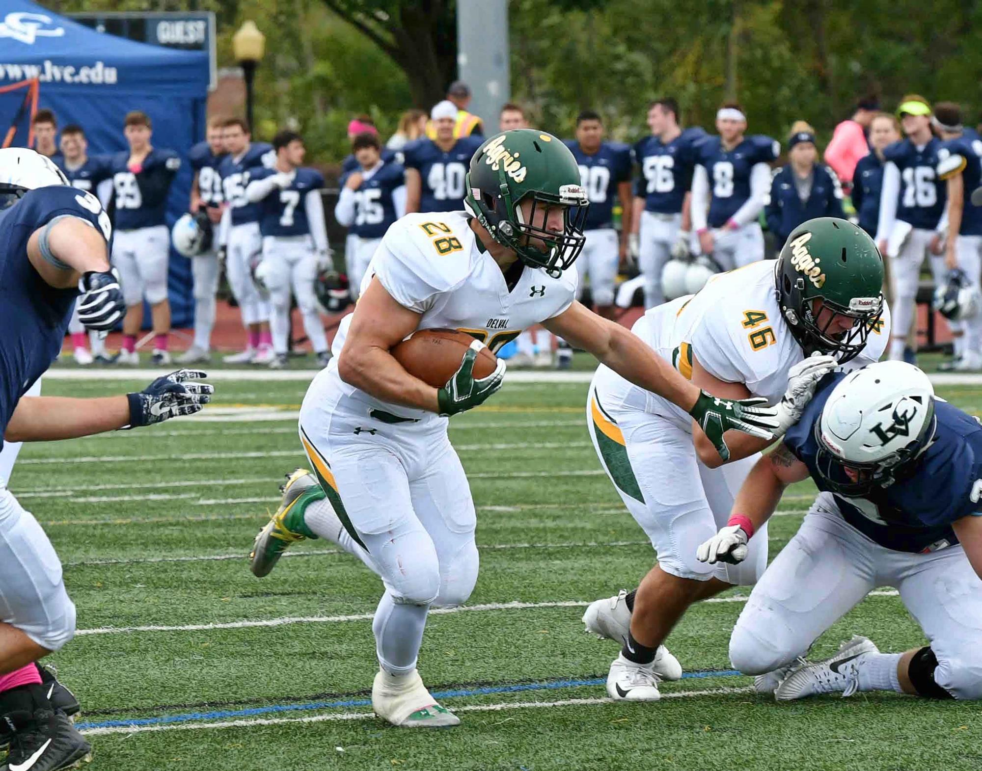 DelVal Football Rolls To 49-14 Win Over Albright - Delaware Valley ...