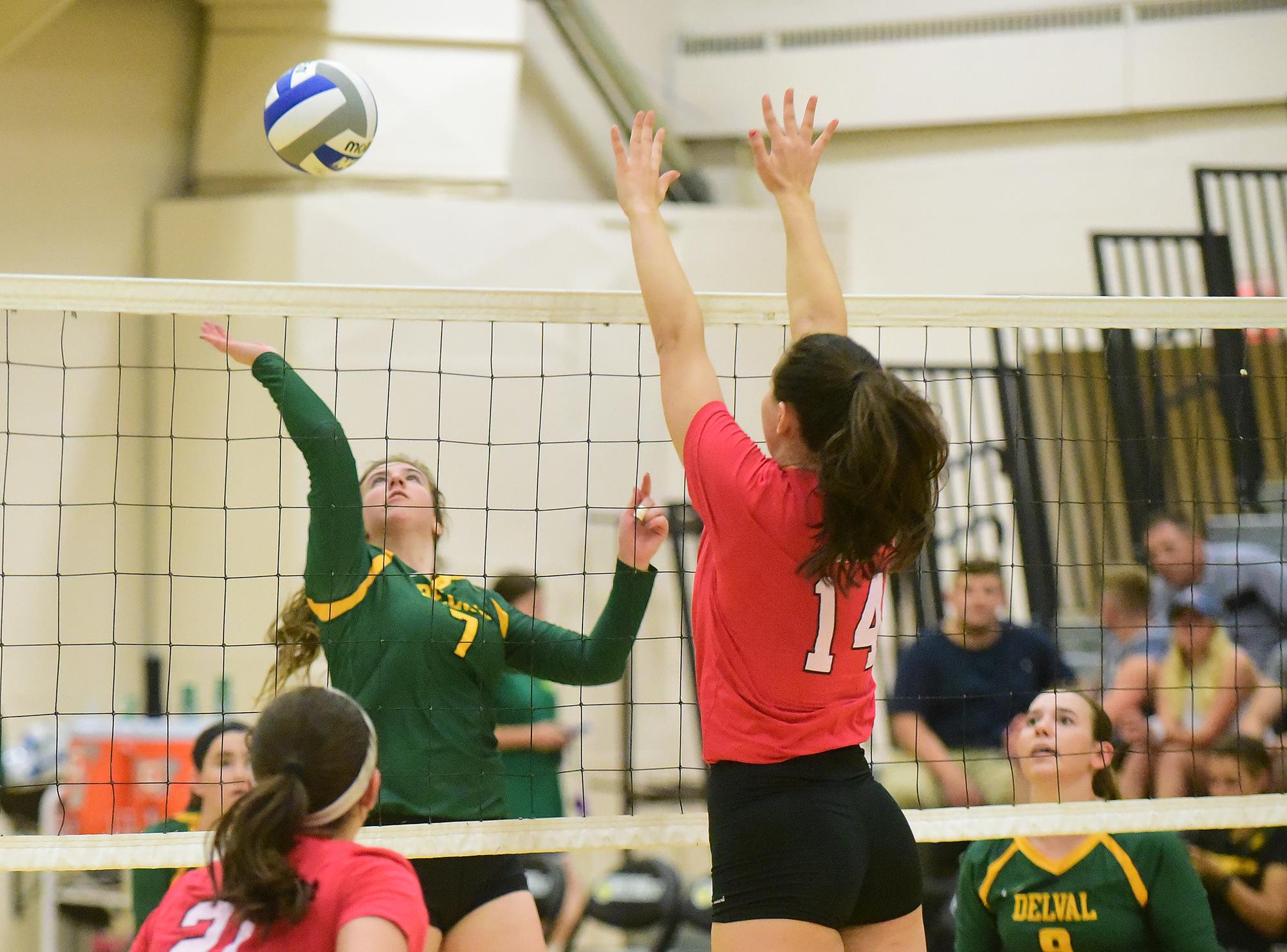 Aggie Volleyball Splits Two At Route 42 Classic - Delaware Valley ...