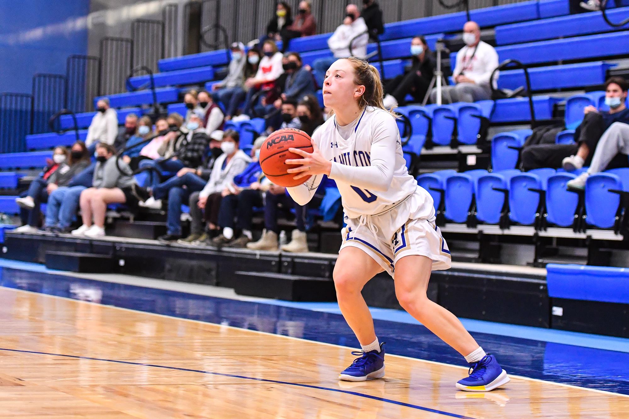 Zarle '22 erupts for 35 points in women's basketball loss - Hamilton ...