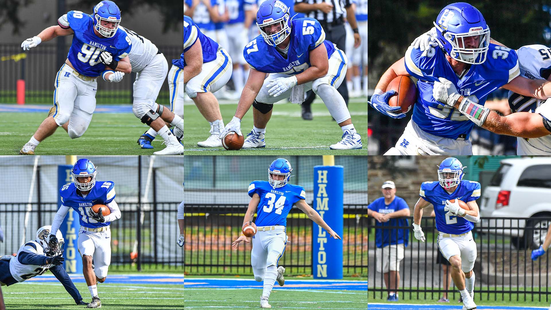 Six football players make the 2021 all-NESCAC team - Hamilton College
