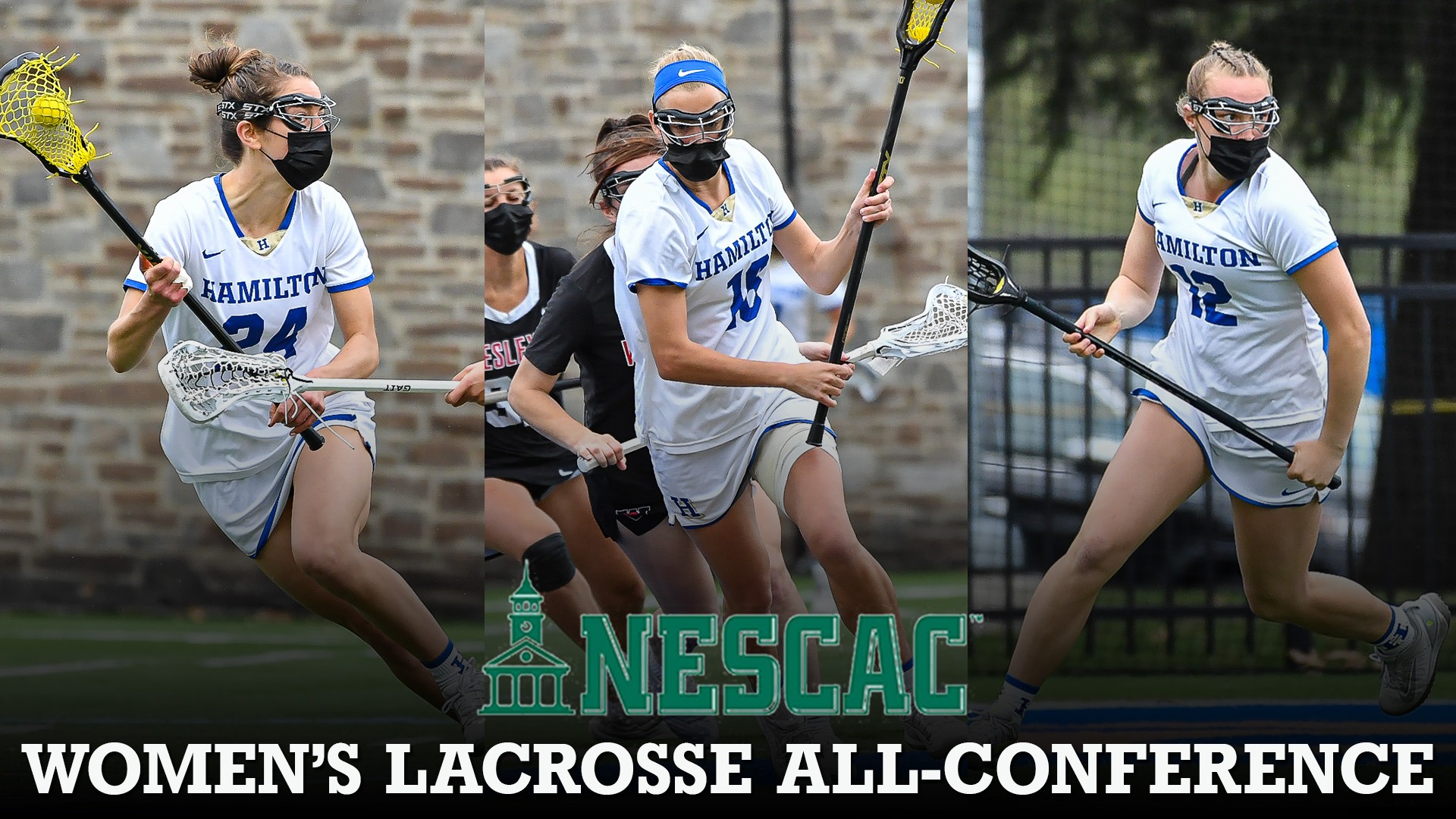 Three women's lacrosse players on all-NESCAC team - Hamilton College