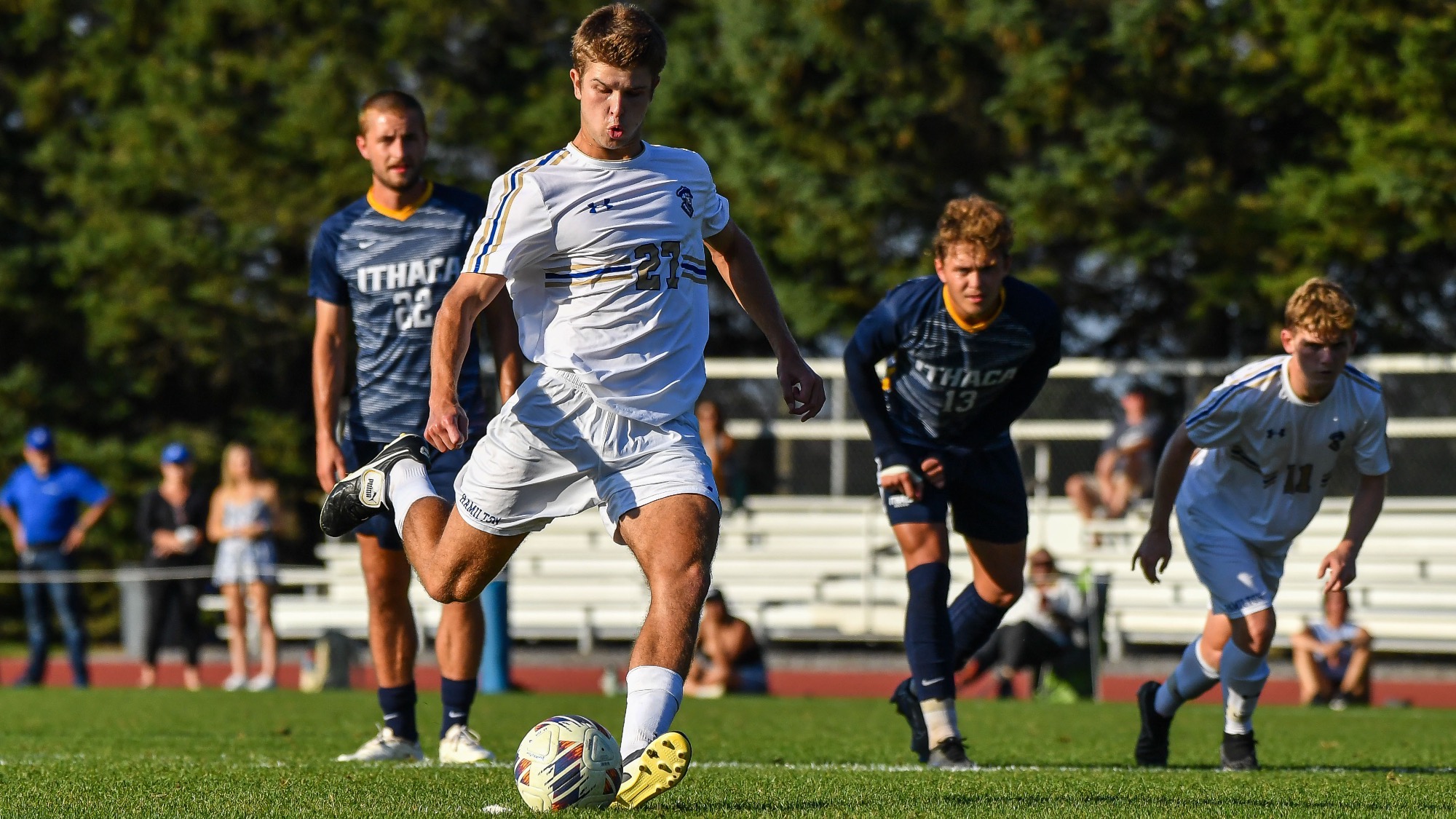 Peplowski ’25 scores twice in men’s soccer win over Ithaca, 2-0 ...