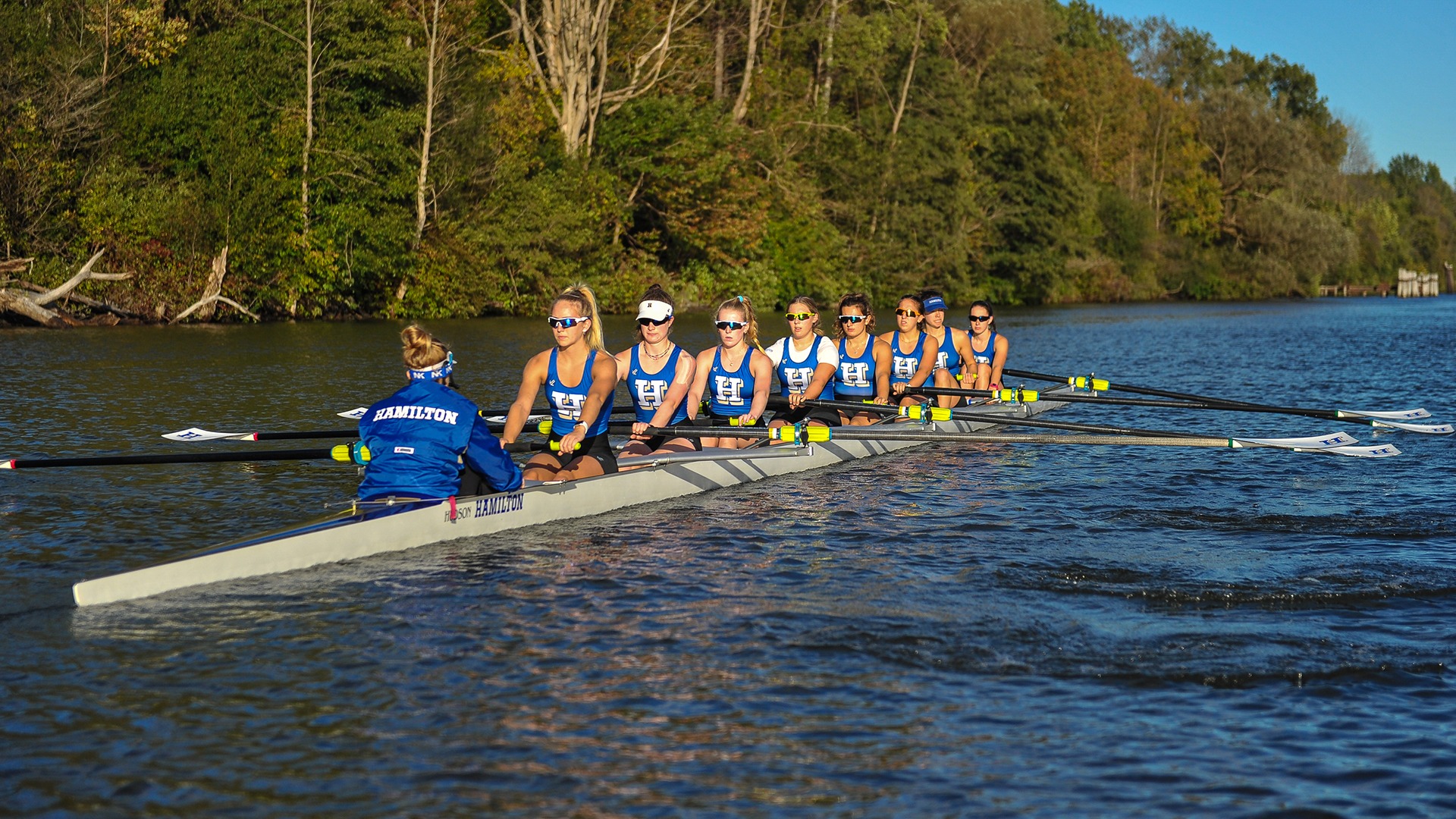 No. 10 women's rowing fourth in varsity 8 grand final at WPI - Hamilton ...