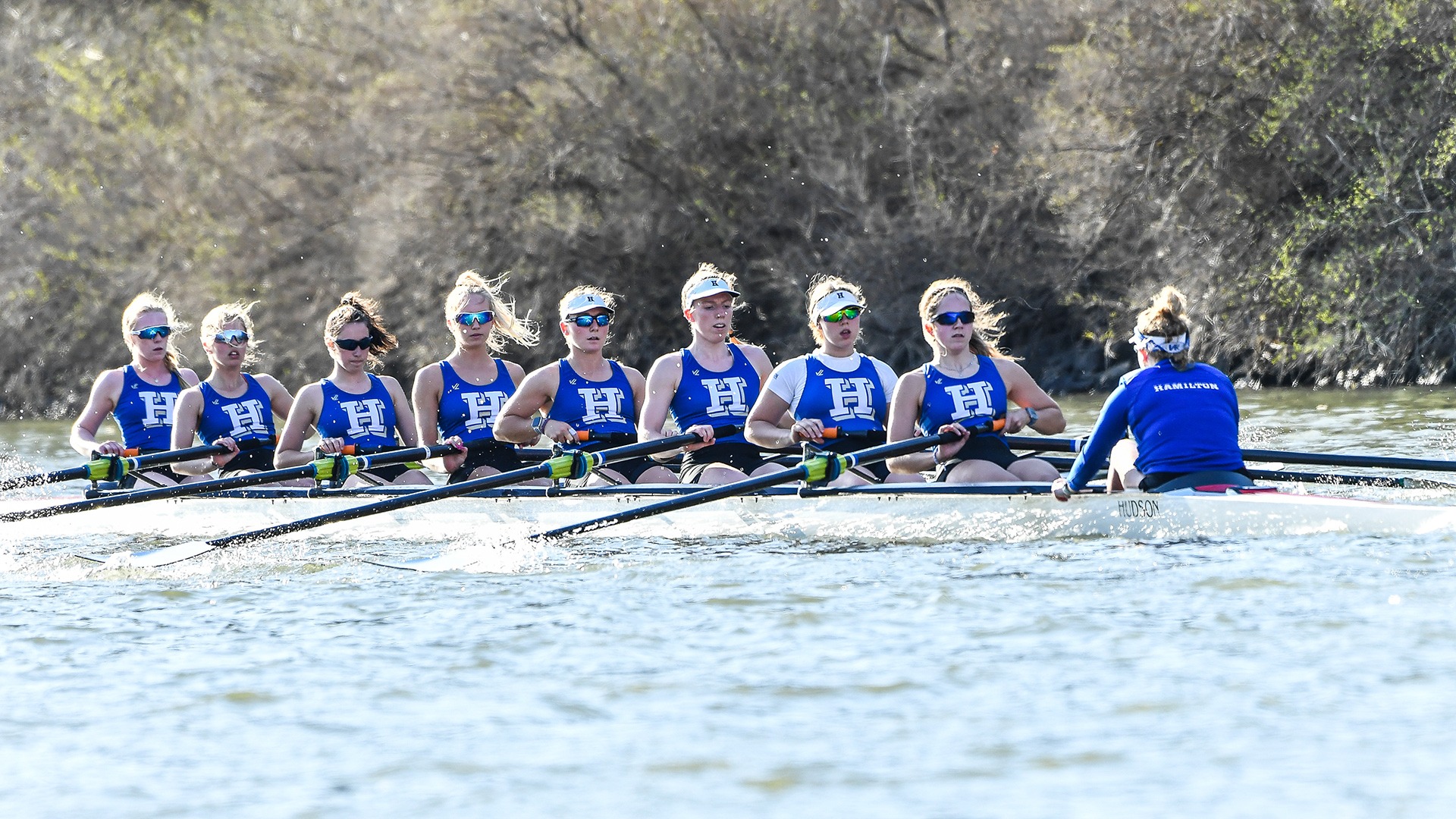 Women's rowing third in varsity, 2nd varsity and 3rd varsity eights ...