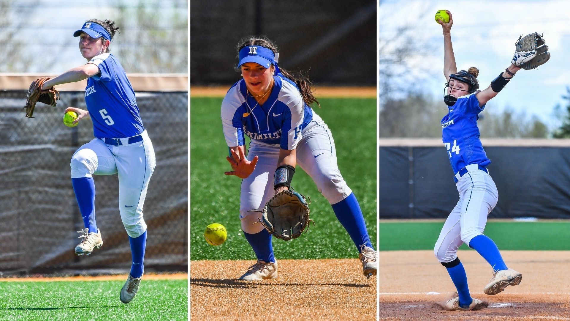 Three softball players collect all-region honors - Hamilton College
