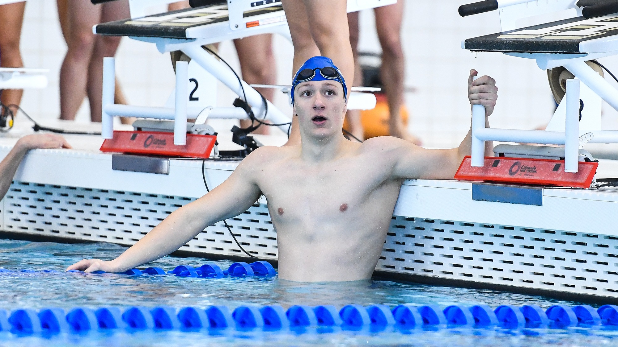 Men's swimmer Taft '27 named NESCAC rookie of the year at Colby ...