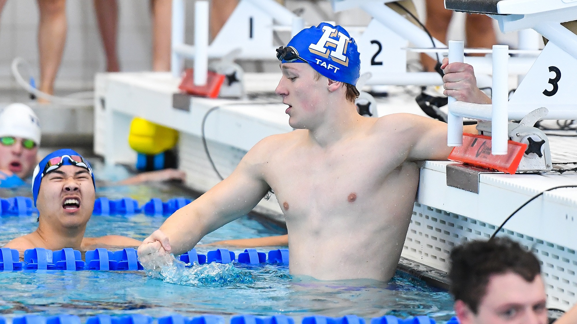 Taft '27 leads men's swimming and diving in dual meet at RPI - Hamilton ...