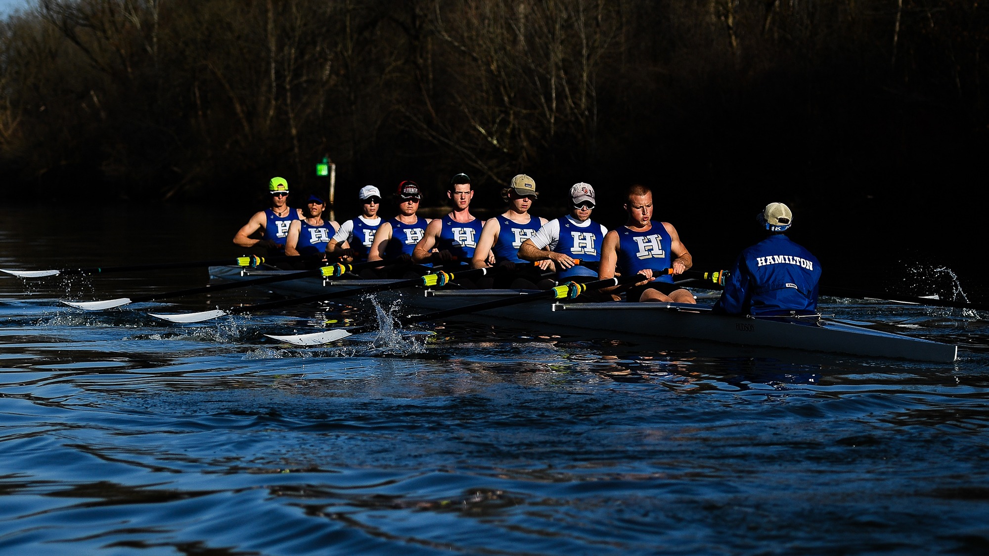 No. 12 men's rowing varsity eight leads third-level race at NIRC ...