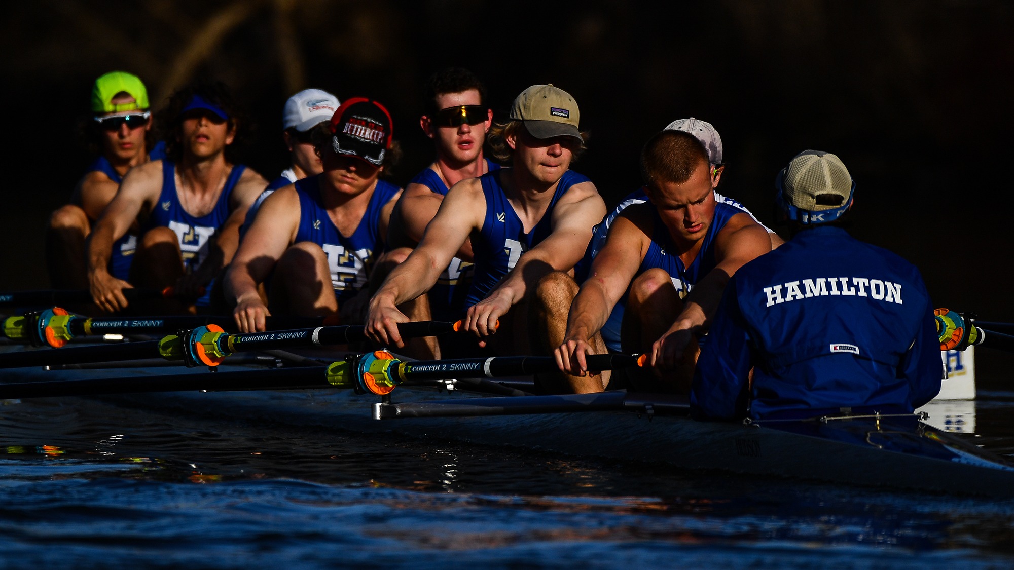 No. 8 men's rowing takes silver medal in varsity eight at states ...