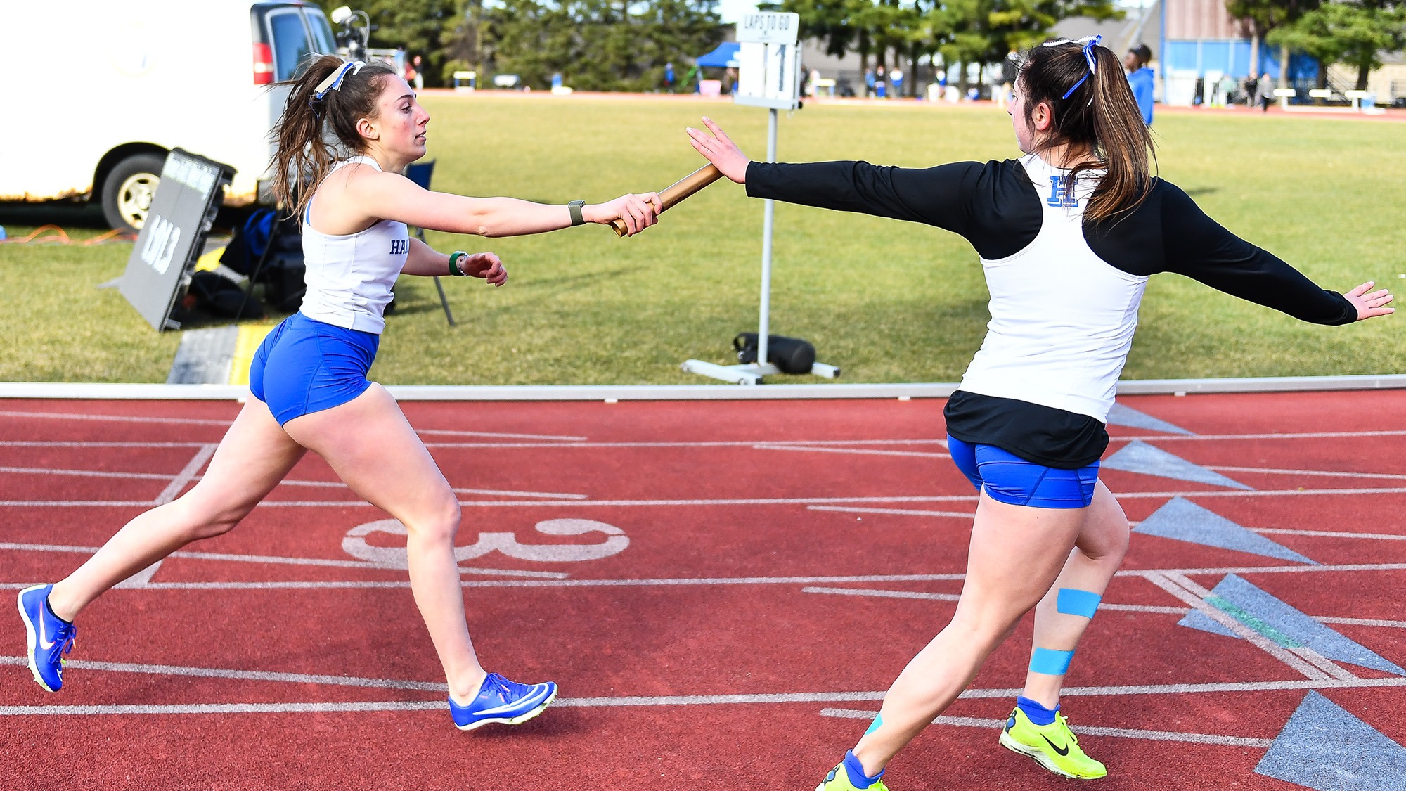 Women's track and field sets team relay record at regional meet ...
