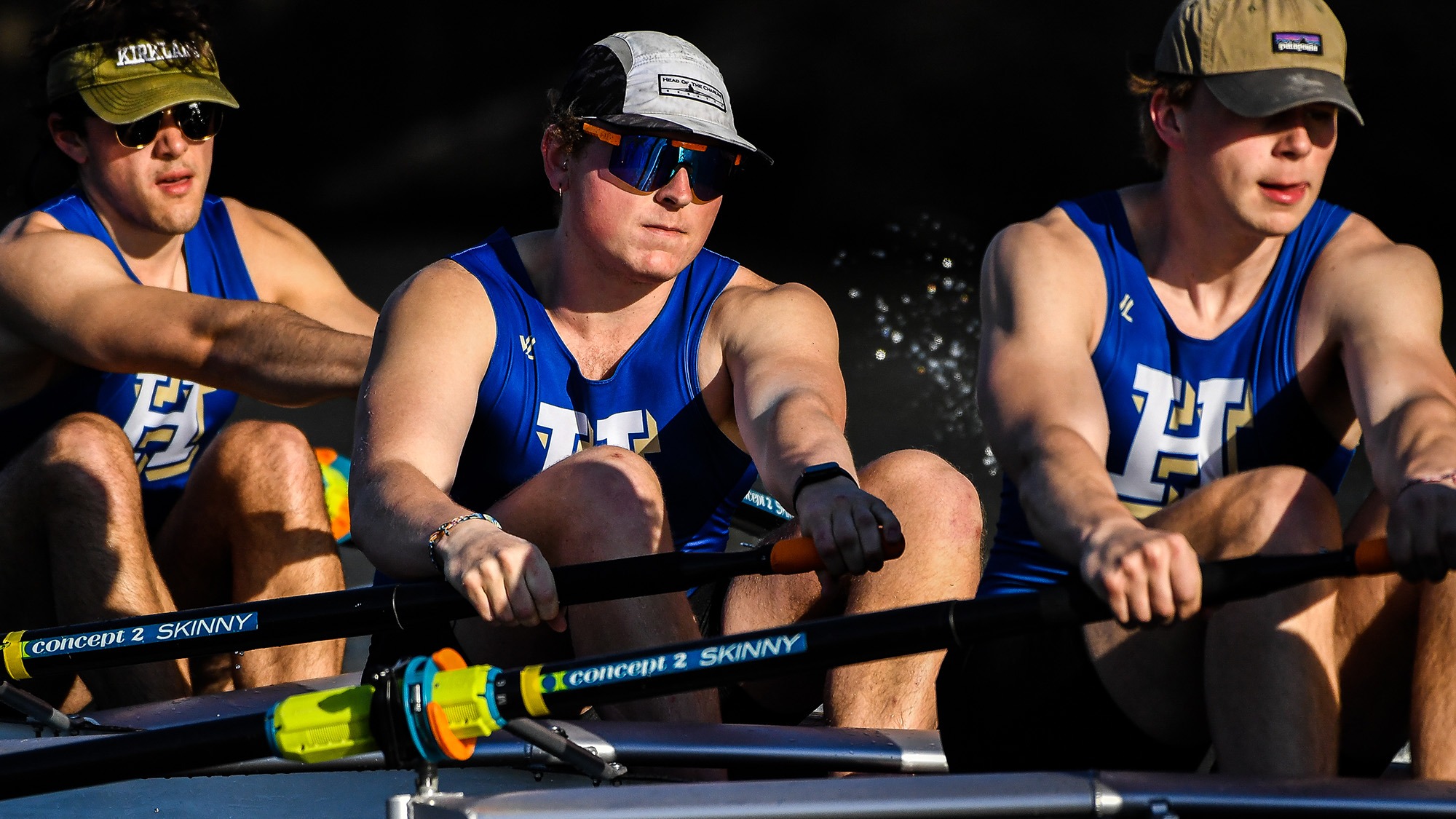 Men's rowing takes first in collegiate eights at Head of the Fish ...