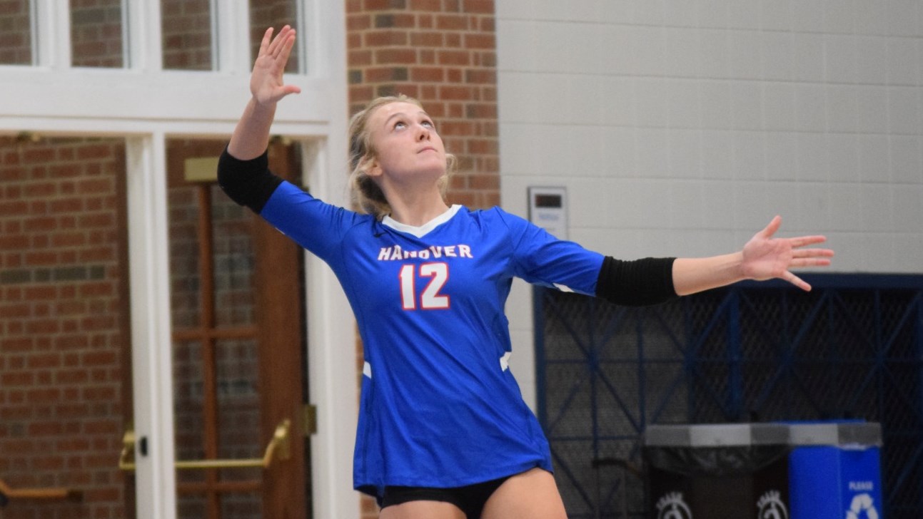 Volleyball captures competitive HCAC matchup at Manchester - Hanover ...