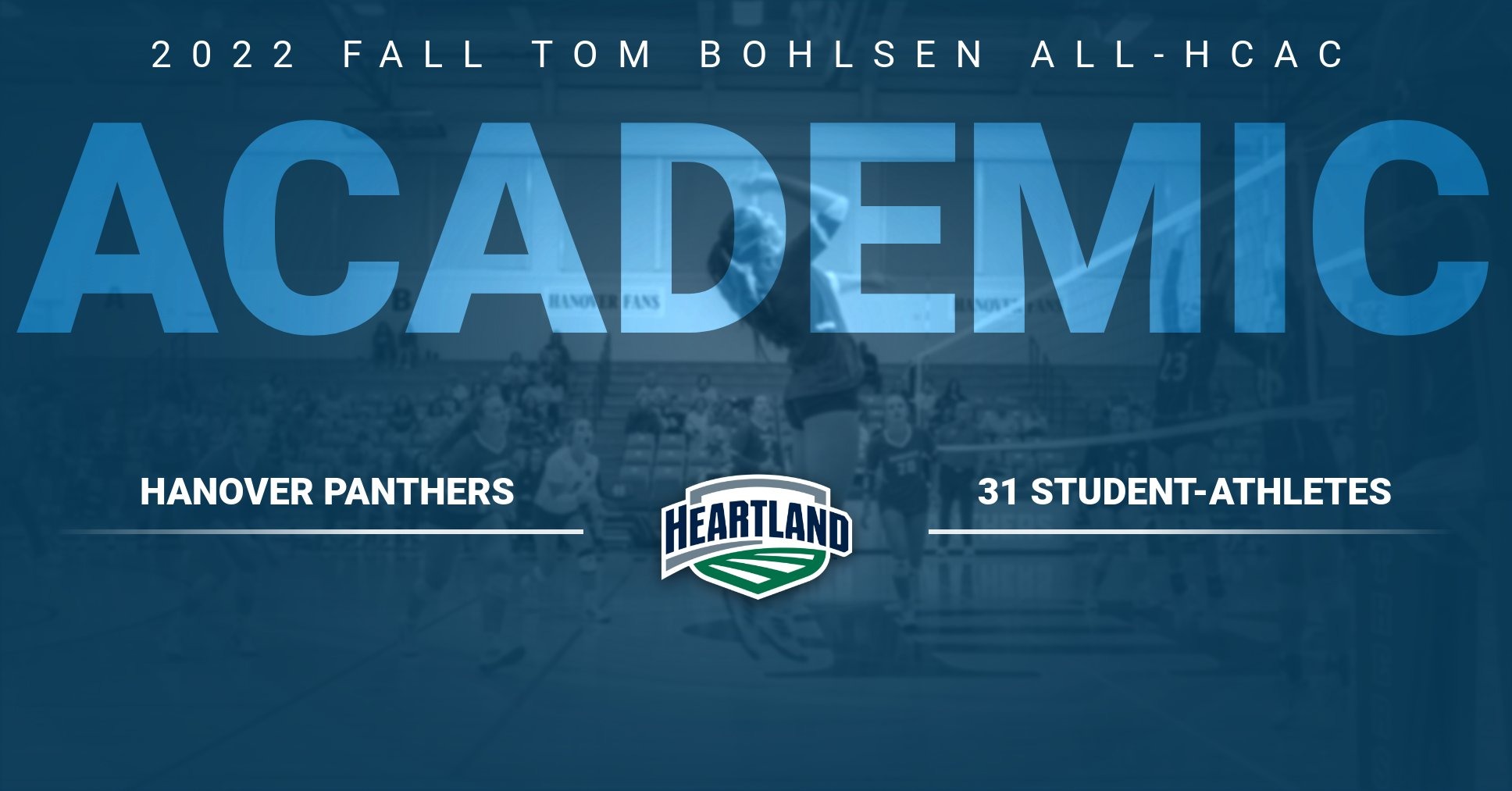 HCAC announces 2022 Fall Tom Bohlsen All-Academic Team - Hanover College