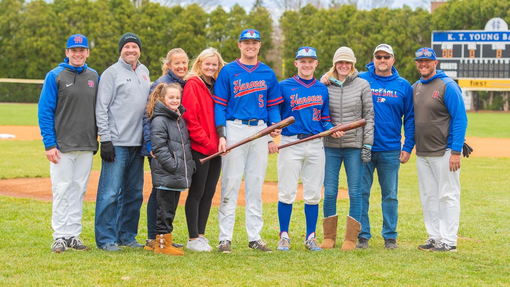 Baseball celebrates Senior Day; Hanover takes game one of a weekend ...
