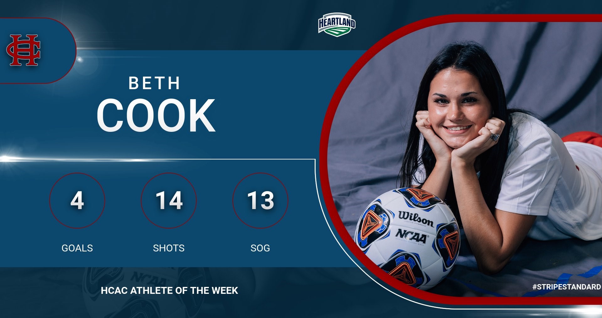 Cook claims week one HCAC Athlete of the Week honor - Hanover College