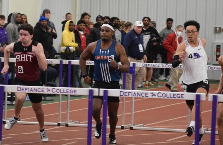 Men's Track and Field takes third as part of Friday Night Spikes Meet - Hanover College
