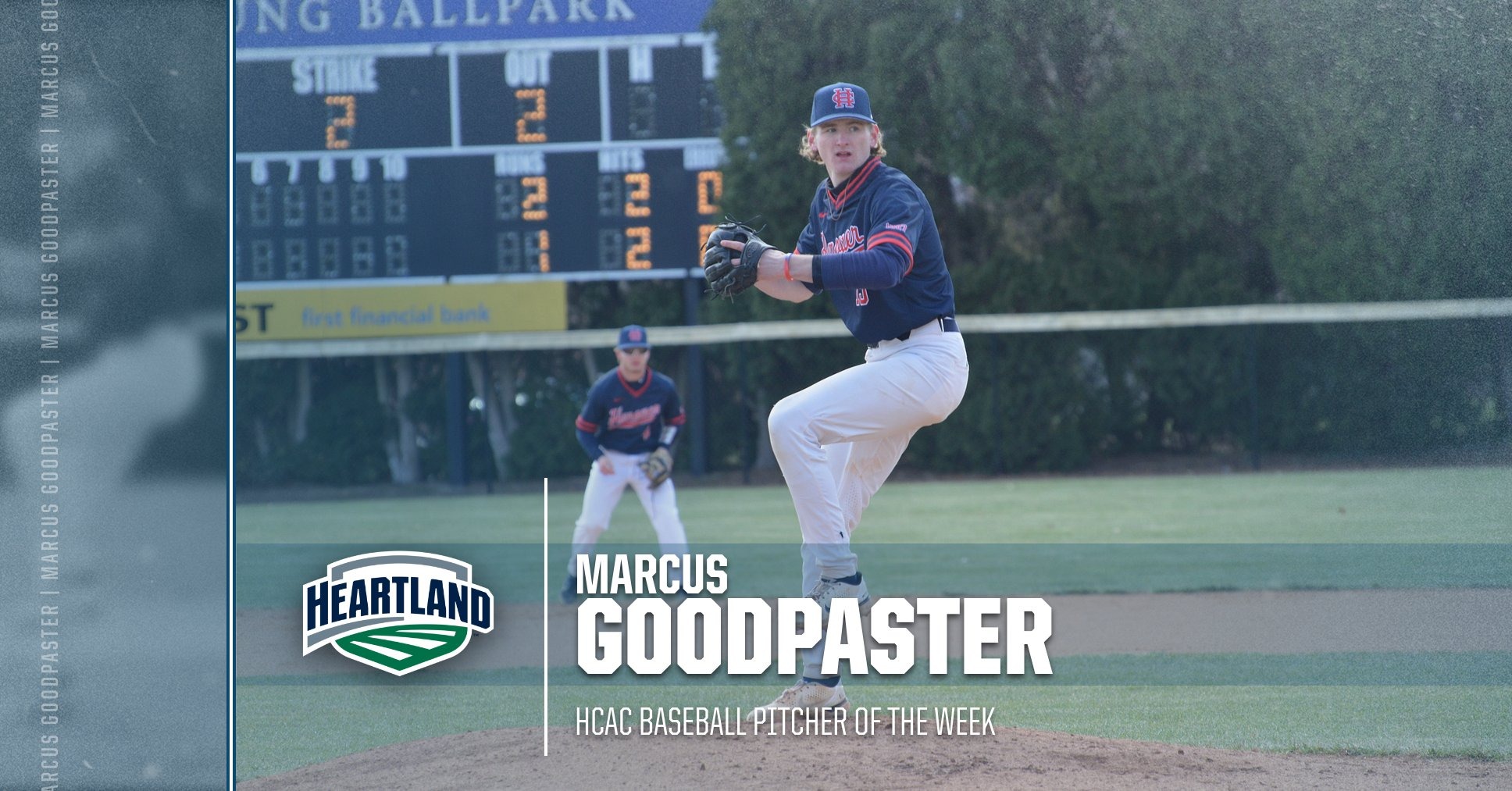 Goodpaster named the HCAC Baseball Pitcher of the Week - Hanover College