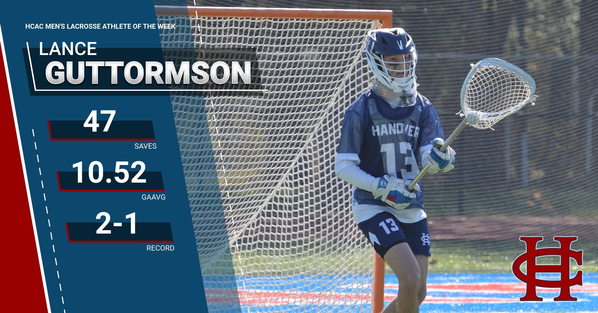 Guttormson awarded HCLC Men's Defensive Athlete of the Week - Hanover ...