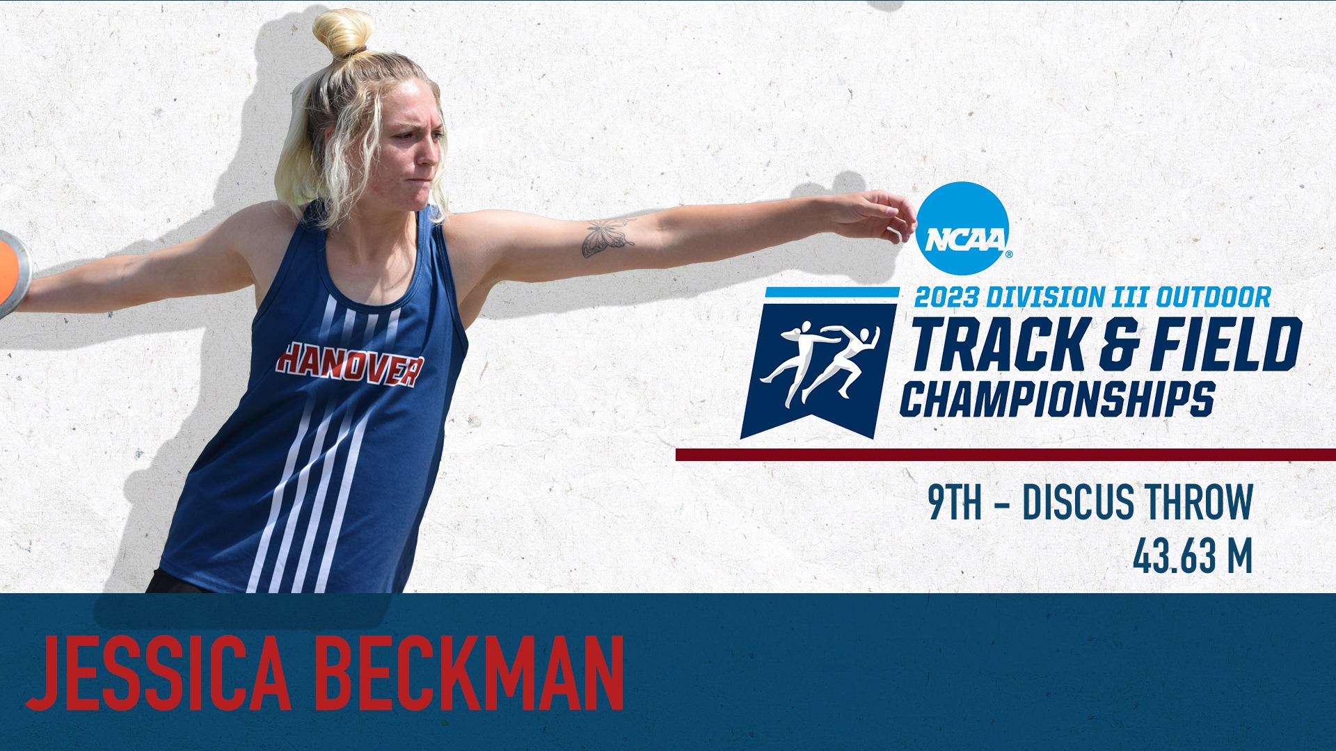 Beckman finishes ninth as part of NCAA Division III Outdoor ...