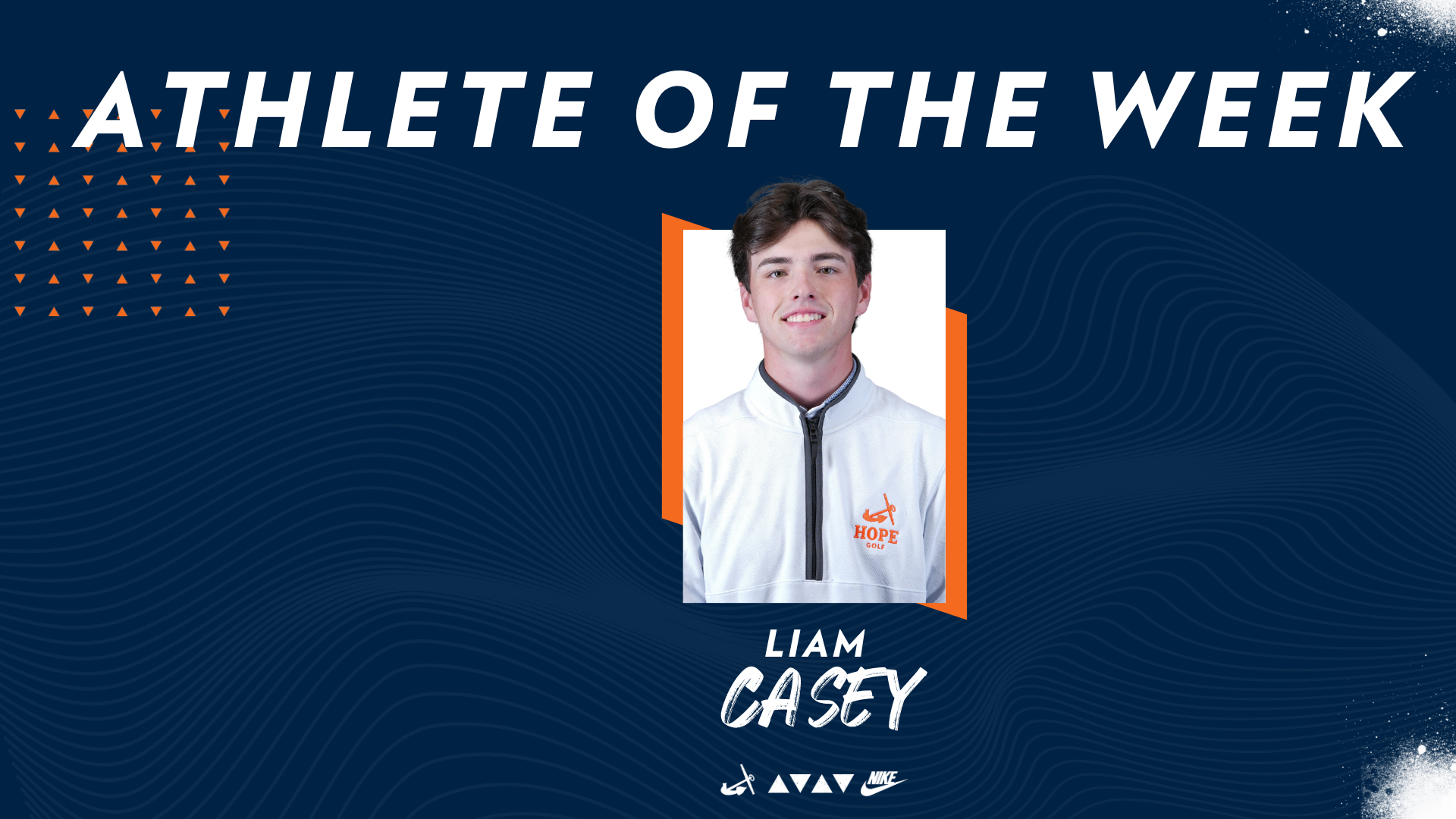 Sophomore Liam Casey Selected as MIAA Men's Golfer of the Week - Hope ...