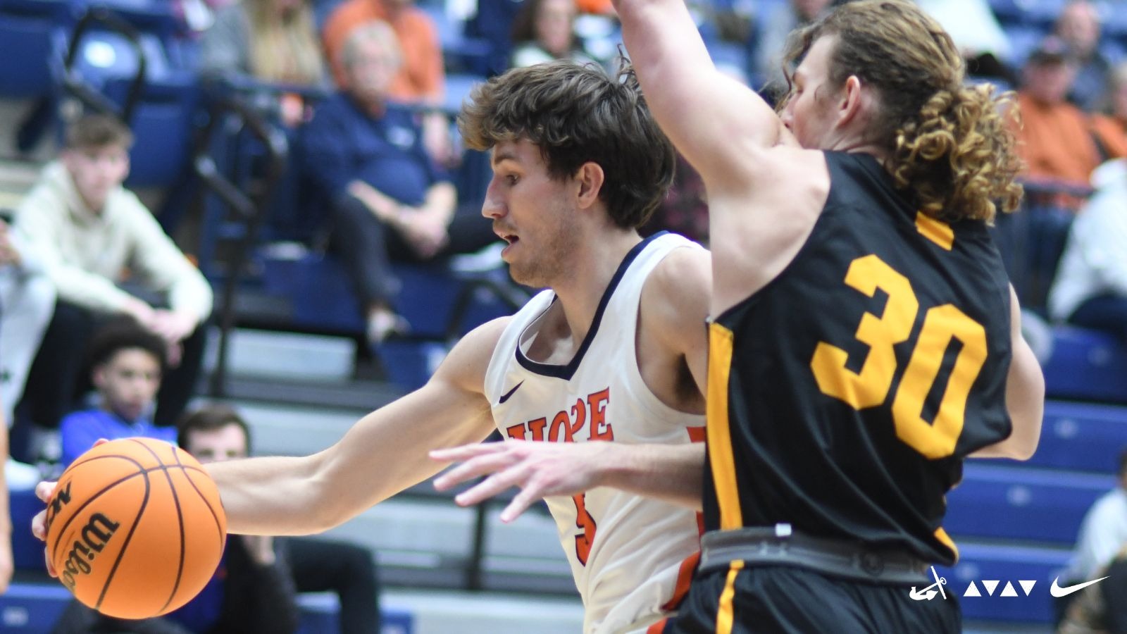 Tanner Wiegerink, Men's Basketball Throw Block Party, Win Opener - Hope ...