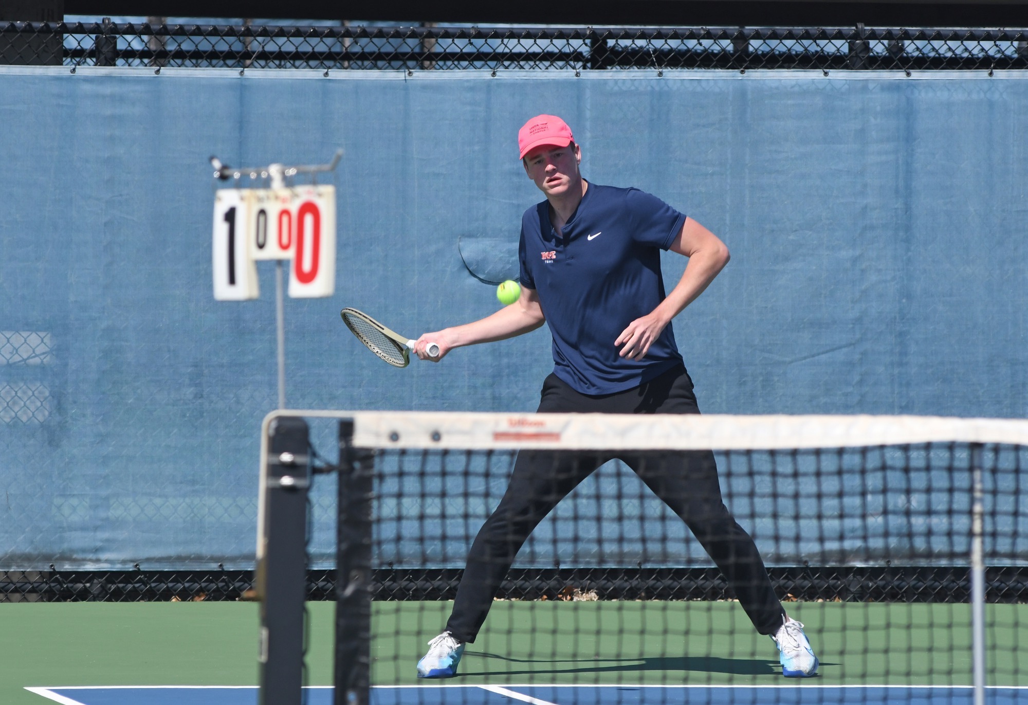 Men's Tennis Shows Aggressiveness In Takedown Of Trine - Hope College
