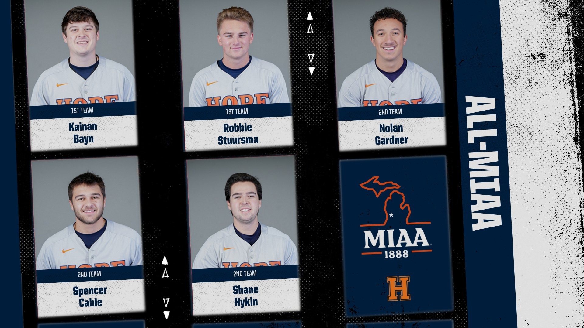 Kainan Bayn and Robbie Stuursma Headline Five All-MIAA Baseball ...