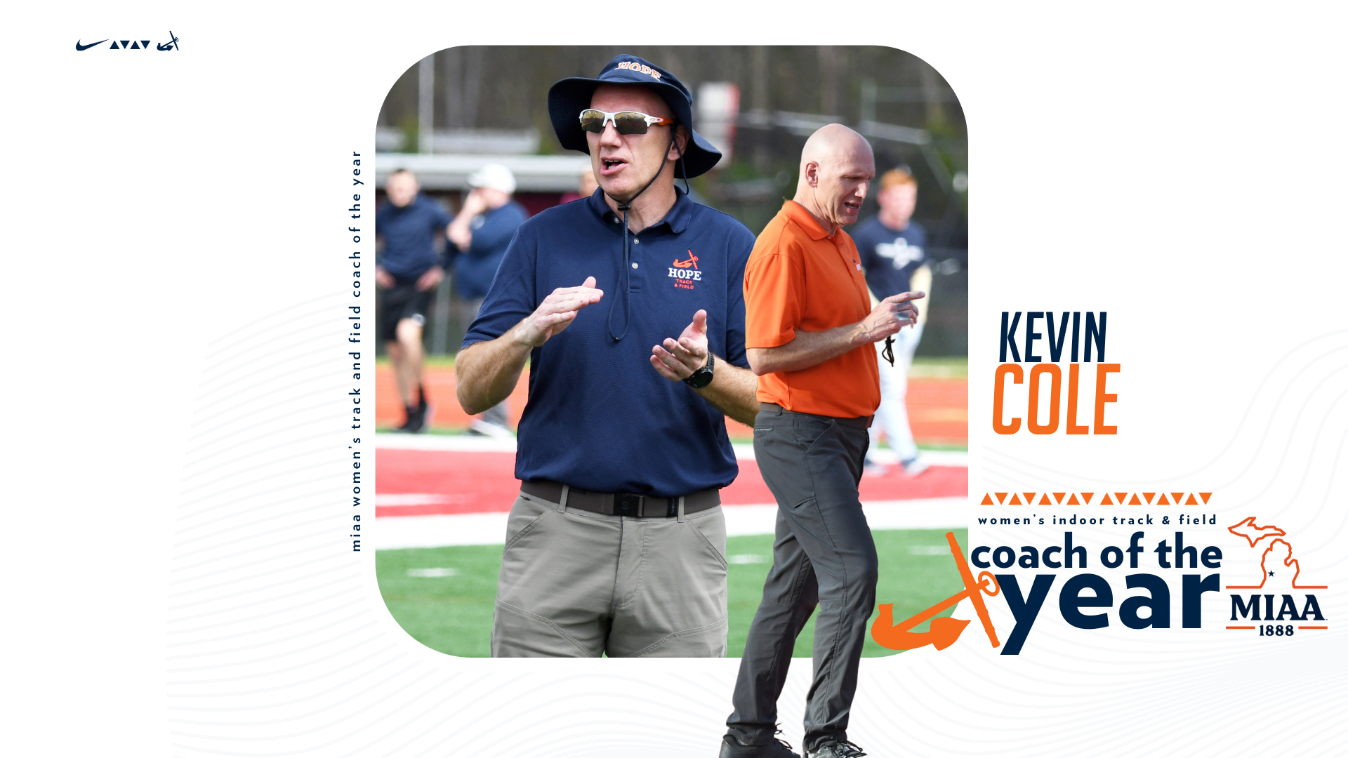 Kevin Cole Selected as MIAA Women's Indoor Track and Field Coach of the ...