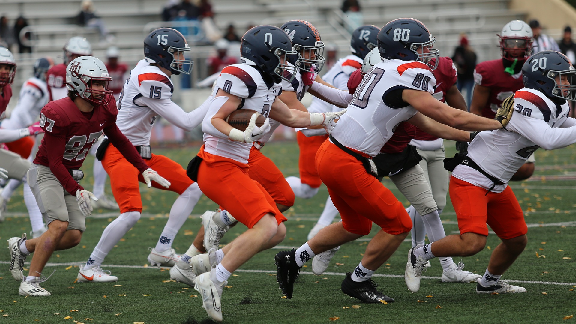 Football: Macalester Edged by Hamline in Paint Bucket Game - Macalester ...