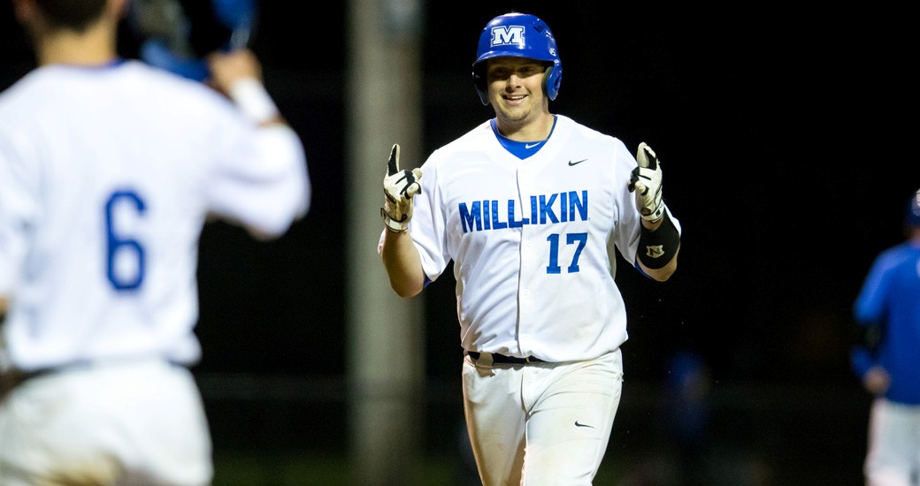 Big Blue Baseball Wins Home Opener - Millikin University Athletics