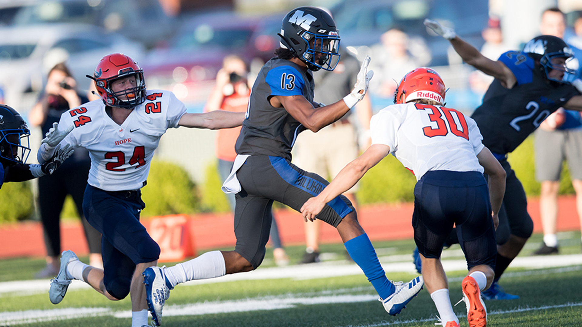 Big Blue Football Falls to #11 Thunder - Millikin University Athletics