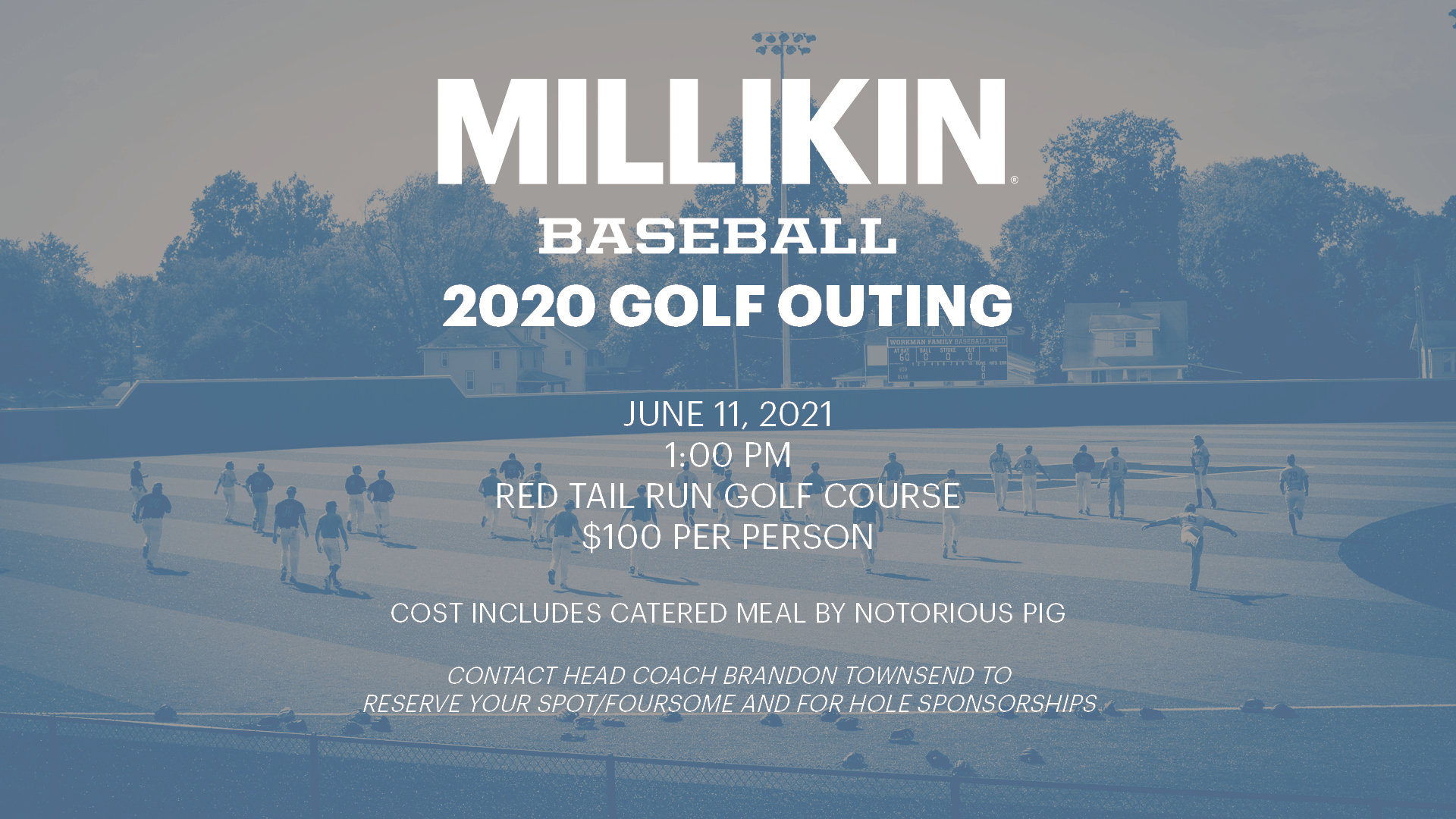 Millikin Baseball to Host Golf Outing - Millikin University Athletics