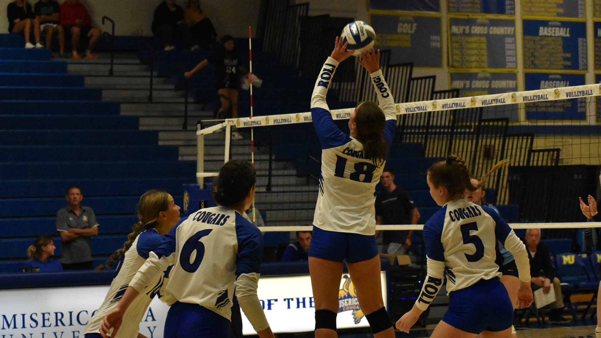 MU Volleyball Sweeps Del Val - Misericordia University Athletics